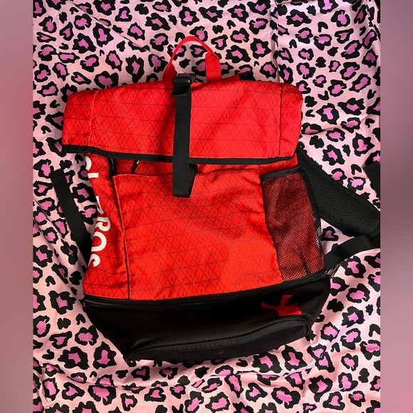 Dutch Bros | Bags | Dutch Bros Red Back Pack | Poshmark